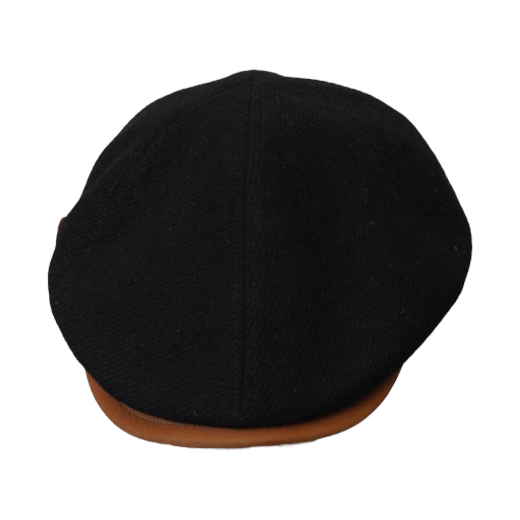 Wool Flat Cap Black – The Smokin' Gentleman